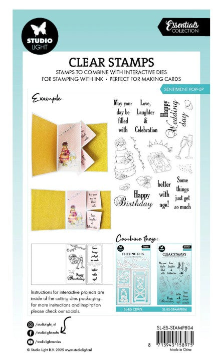 StudioLight Stamp, Essentials - Sentiment Pop Up – Scrap Chicks