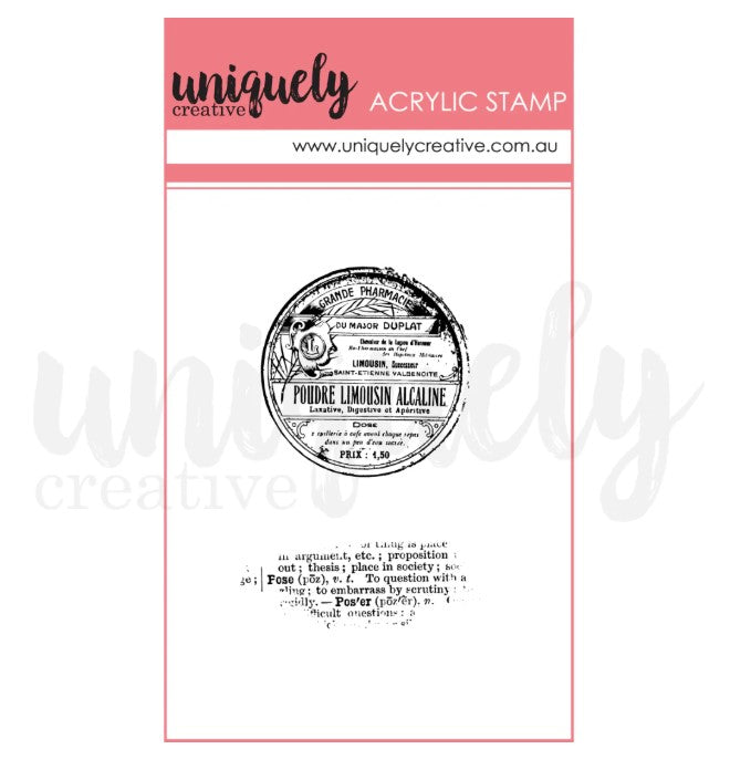 Uniquely Creative Stamp, Mini - Vintage Dictionary Mark – Scrap Chicks