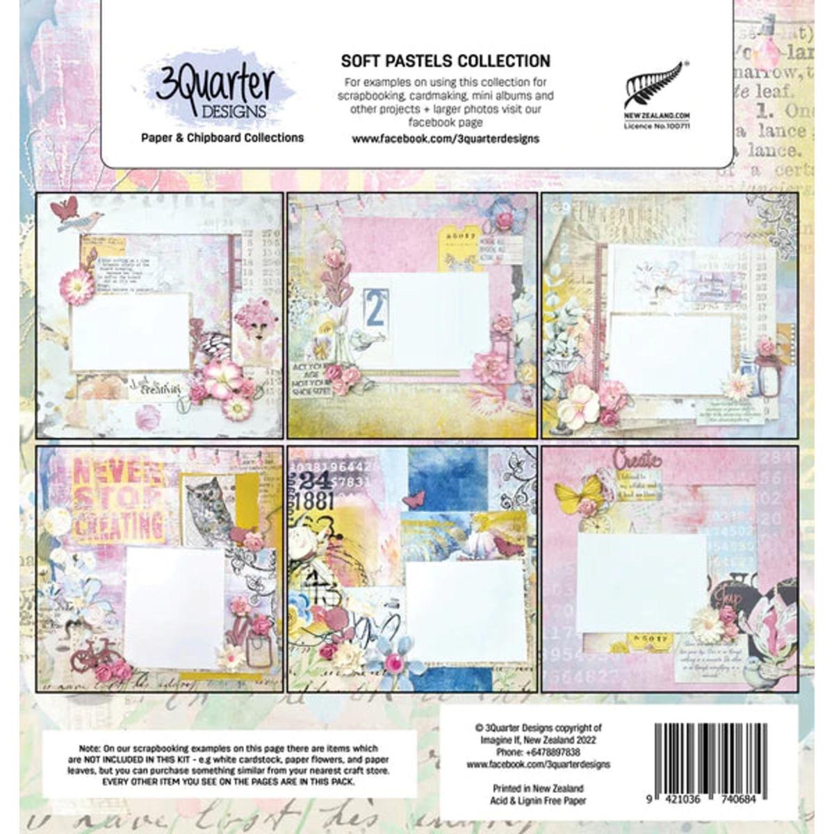 3Quarter Designs, Scrapbook Collection - Soft Pastels – Scrap Chicks